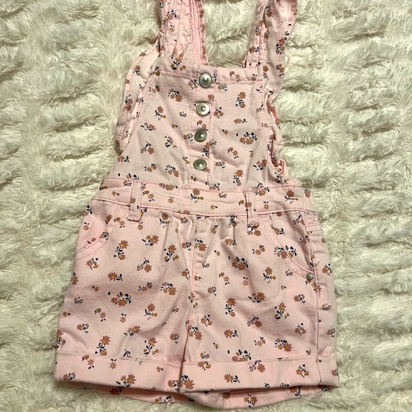 wonder nation | One Pieces | Wonder Nation Pink Floral Overalls | Poshmark